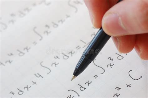 Numerical Problems In Calculus Stock Image Image Of Science Babe 22945073