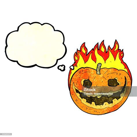 말풍선이 있는 섬뜩한 펌프킨 만화 캐릭터 낙서 드로잉에 대한 스톡 벡터 아트 및 기타 이미지 낙서 드로잉 랜턴 만화 Istock