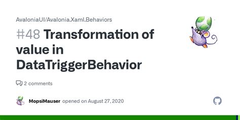 Transformation Of Value In DataTriggerBehavior Issue AvaloniaUI Avalonia Xaml Behaviors