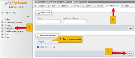 Cara Mengganti Nama Database Mysql Ilinuxgeek
