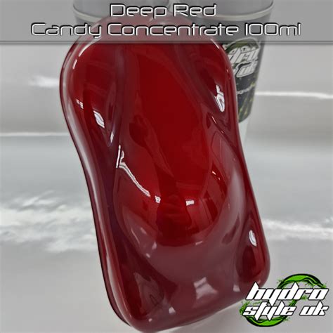 Deep Red Candy Concentrate 100ml Hydro Style Uk