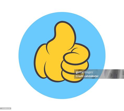 Thumbs Up Cartoon Drawing High Res Vector Graphic Getty Images