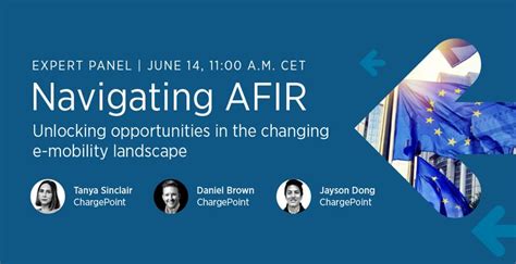 Eduardo Morejón On Linkedin Webinar Chargepoint Expert Panel Navigating Afir