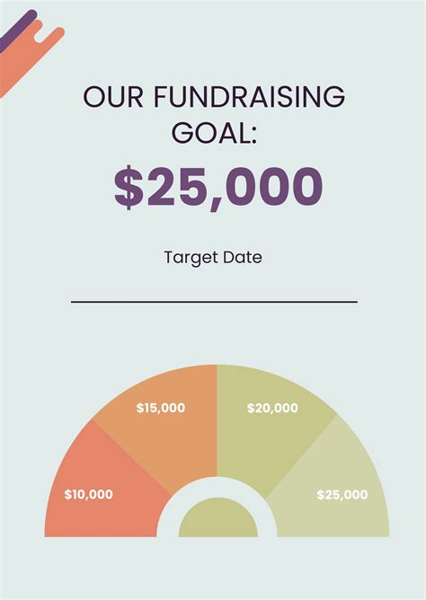 Free Fundraising Chart Templates Editable And Printable