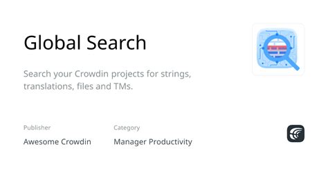 global search for crowdin enhance your localization workflow