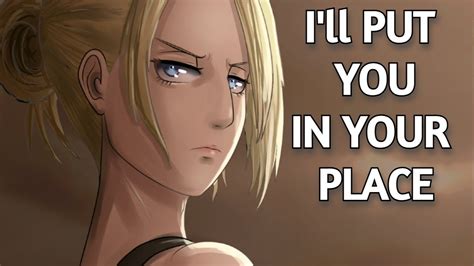 ANNIE ASMR Annie X Listener Annie Puts You In Your Place Roleplay AOT YouTube