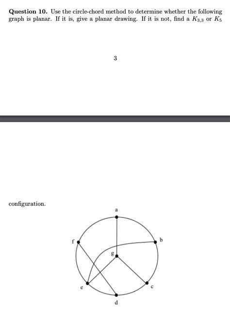 Solved Question 10 Use The Circle Chord Method To Determine