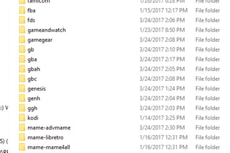 Retropie Folder Structure