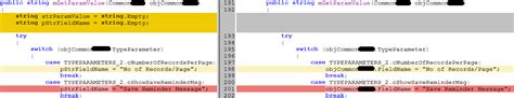 Regex Why Is Winmerge Ignoring One Line But Not The Other Stack