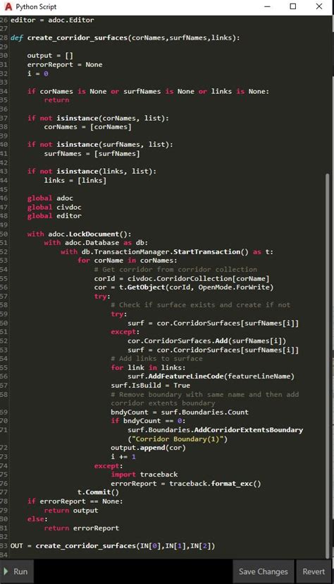Multiple Corridor Creation Using Dynamo Page 2 Civil 3d Dynamo