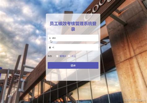 基于spring Boot的月度员工绩效考核管理系统员工月度绩效考核软件结构图怎么做 Csdn博客