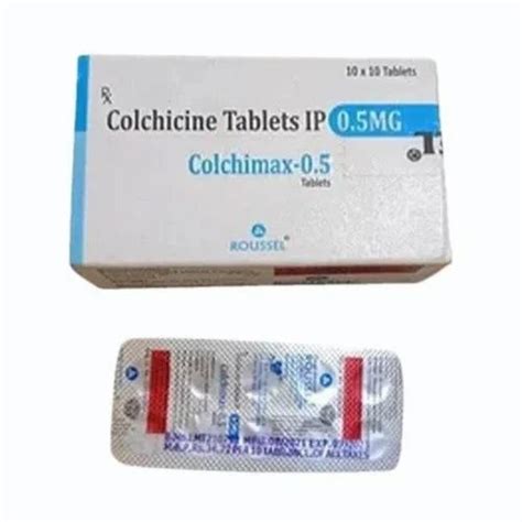 Colchicine Tablets Prescription Strength 0 6mg At Rs 1000 Box Tiruppur Id 2851735356630