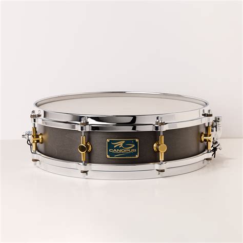 Canopus Drums Maple Charcoal Oil Snare Drum 14x4