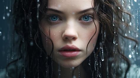 Premium Ai Image Water Drops Splashes Waves Ocean Waterfall Realistic