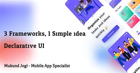 Mukund Jogi On Linkedin 3 Frameworks 1 Simple Idea Declarative Ui
