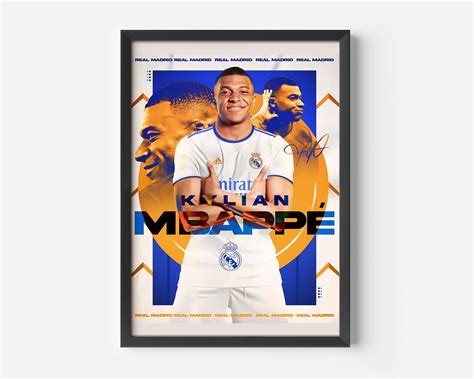 Kylian Mbappe Rm Poster Dank N Drip