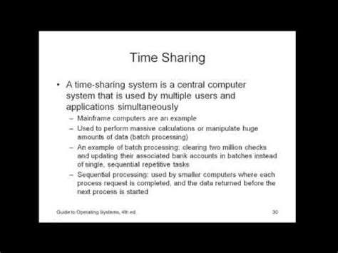 Introduction to Operating Systems Chapter 1. - YouTube