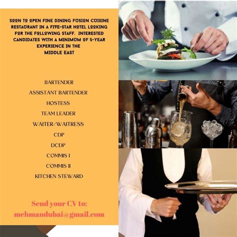 🇦🇪fandb Hero Bar Artist Kitchen Talent 🇦🇪 Send Your Cv Through The