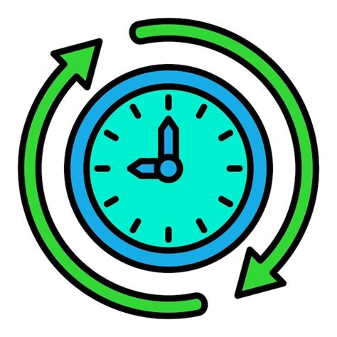 Premium Vector Hours Icon