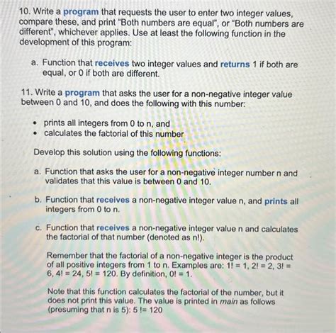 Solved 10 Write A Program That Requests The User To Enter