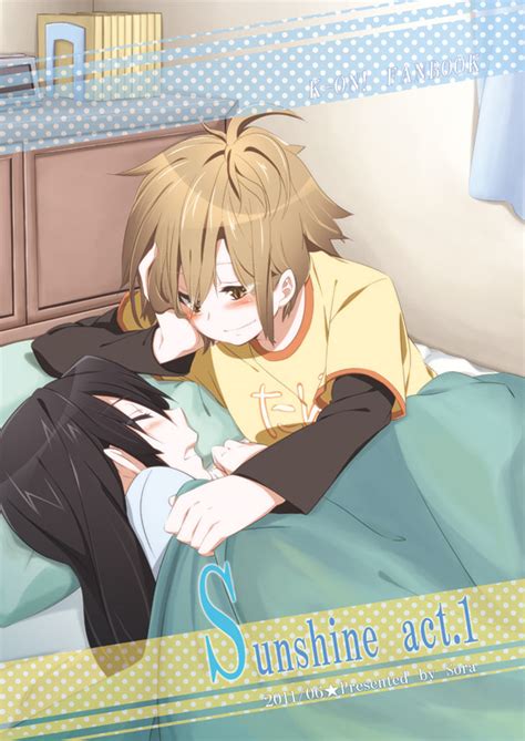 Safebooru Akiyama Mio Alternate Hairstyle Bed Blanket Blush Brown