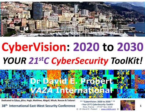 Cybervision 2020 To 2030 Your 21stc Cybersecurity Toolkit Pdf