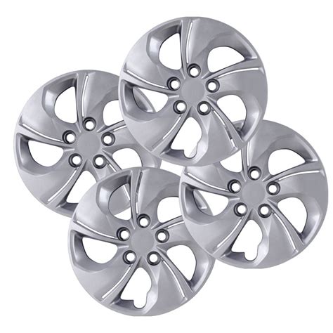 15 Silver Lacquer Hubcaps For Honda Civic Sedan 2013 2014 2015 And Honda