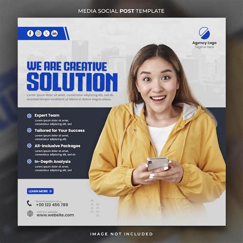 Premium Psd Business Solution Ads Media Social Post Template