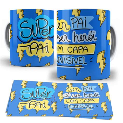 Caneca Super Pai Fran Adesivos De Parede