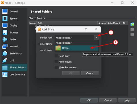 How To Create Shared Folder In Virtualbox 7
