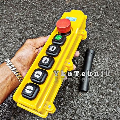Jual Remote Hoist 6 Tombol Push Button Switch Hoist Crane Electric Shopee Indonesia