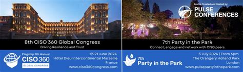 Pulse Conferences On Linkedin Ciso360 Partyinthepark