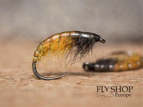 Weighted Czech Nymph Amber Black Fly Shop Europe