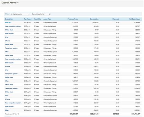 Capital Assets Freeagent Support Sandbox