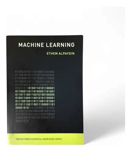 Book Machine Learning Mit Press Ethem Alpaydin Meses Sin Interés