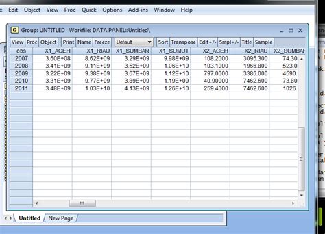 Cara Input Data Panel Dengan Eviews 7 ~ Blog Ali Ttph