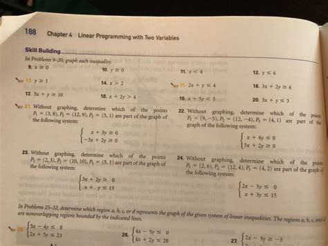 Solved 188 Chapter 4 Linear Programming With Two Variables