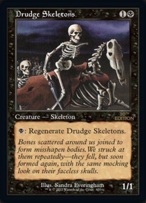 Drudge Skeletons 400 Prices Magic 30th Anniversary Magic Cards