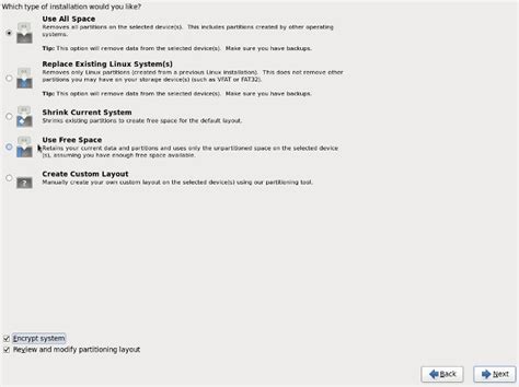 oracle base linux unified key setup luks encrypted file systems