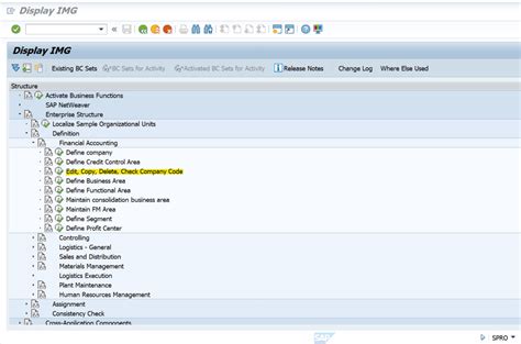 How To Create A Company Code In Sap