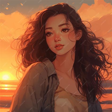 Premium Photo Anime Girl In The Sky Premium Photo Anime Girl In The Sky