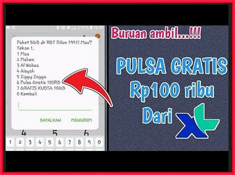 √ Cara Mendapatkan Pulsa Gratis Xl Terbaru 2026