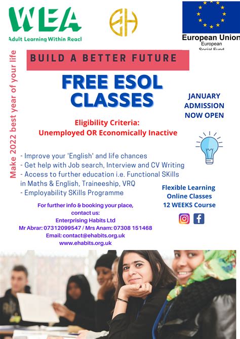 Courses In Greater Manchester Gm Esol