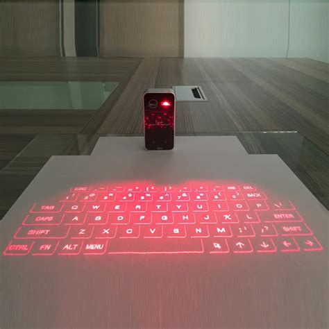 High Tech Bluetooth Wireless Laser Projection Keyboard Virtual Projec Fresh Shade