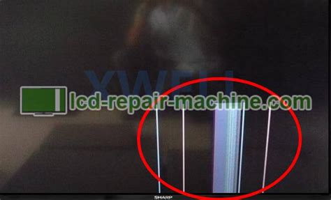 LCD Screen Failure Case Share LCD TV Repair Machine