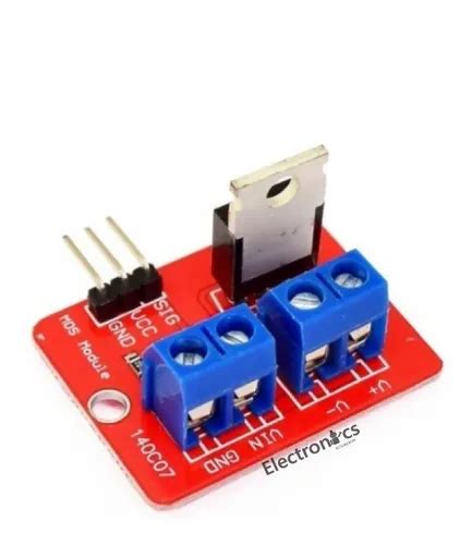 Módulo Mosfet Irf520 Para Arduino Y Motores Cuotas Sin Interés