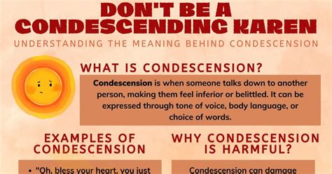 What Does Condescending Mean ESL