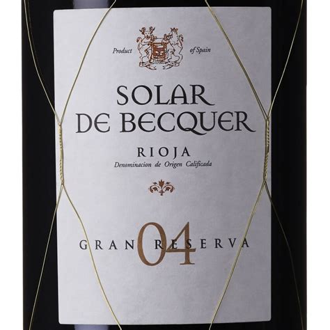 Solar De Becquer Gran Reserva 289 Vinklubben Tre Kronor