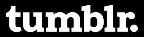 Tumblr Logo Black Png