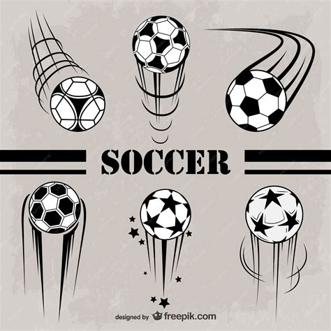 Premium Vector Soccer Balls Badges